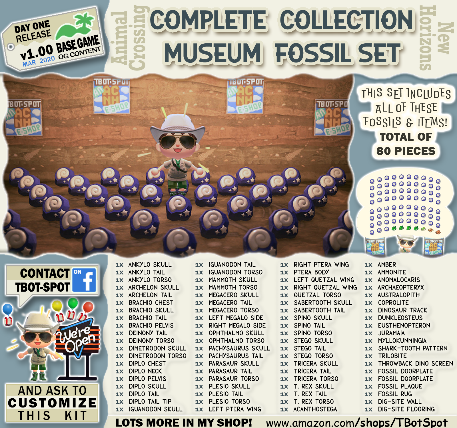 Museum Fossil Curation - Complete Collection – TBot-Spot